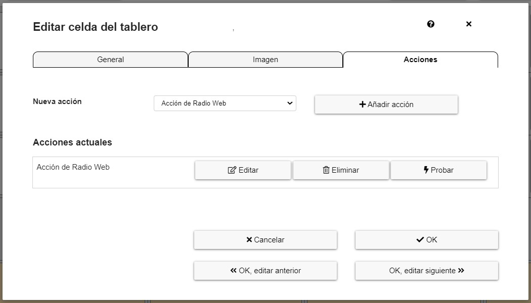 Comunicador AsTeRICS Grid – 12 – Acciones – Acción de radio web – Aula ...