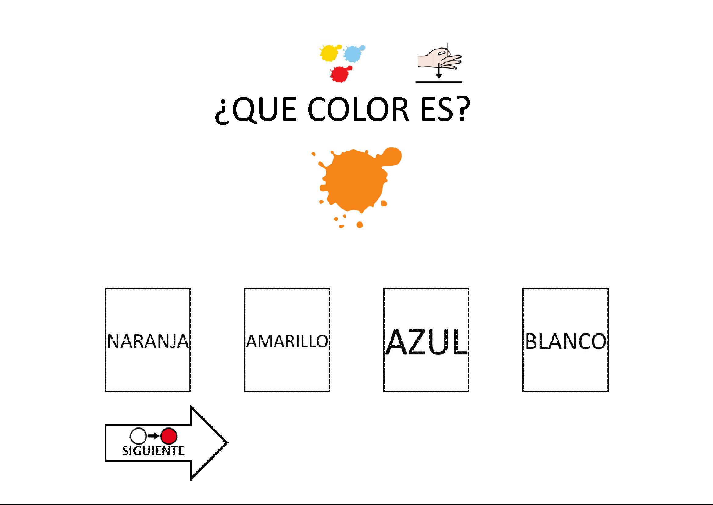 Aprendo los colores.