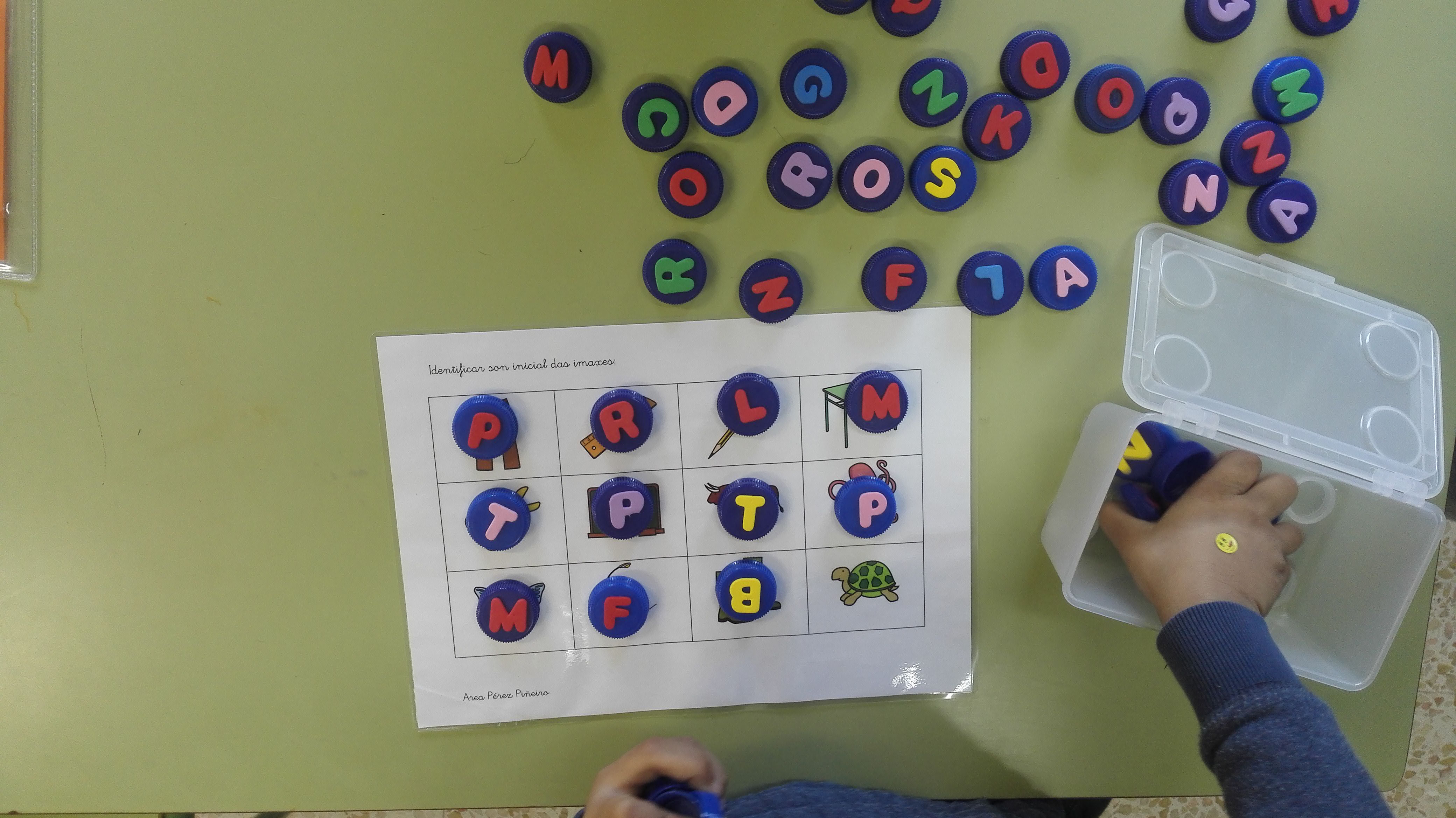 Material TEACCH - Identificamos el sonido inicial de las palabras