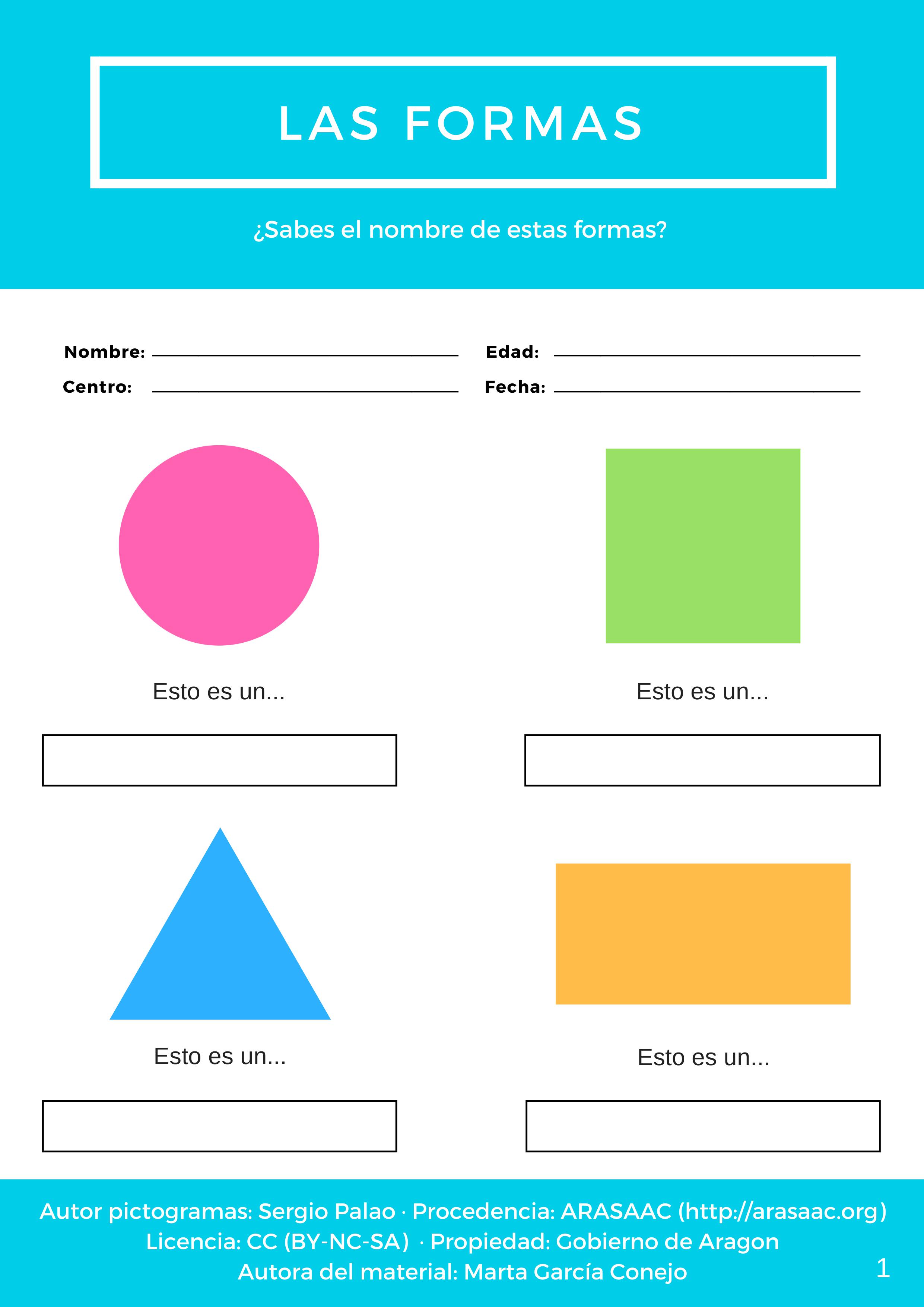 Aprendo e identifico las formas básicas