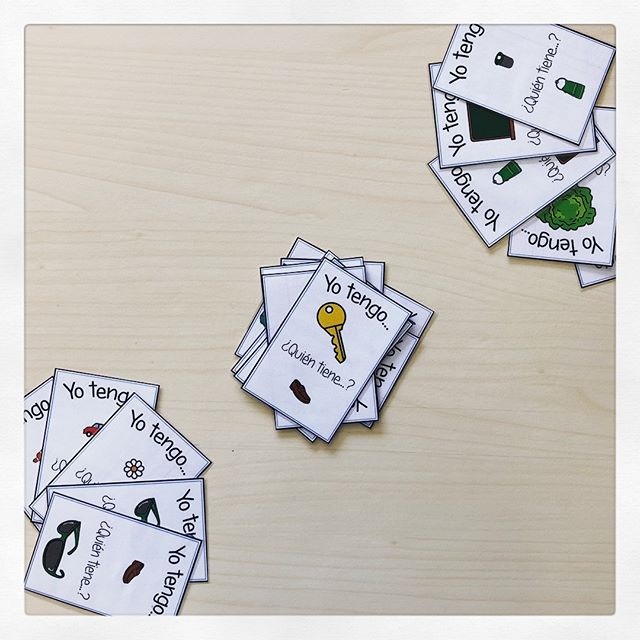 Juego Yo tengo - Quién tiene - Aumentativos y diminutivos