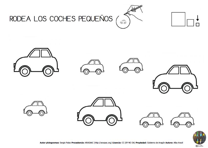 Aprendemos los conceptos grande y pequeño