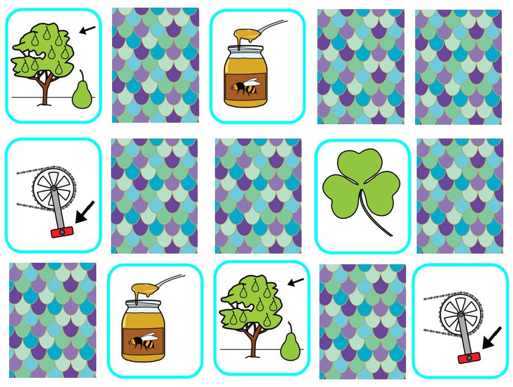 Memory - Conciencia fonológica - Inversa de /l/ | ARASAAC: Materiales CAA