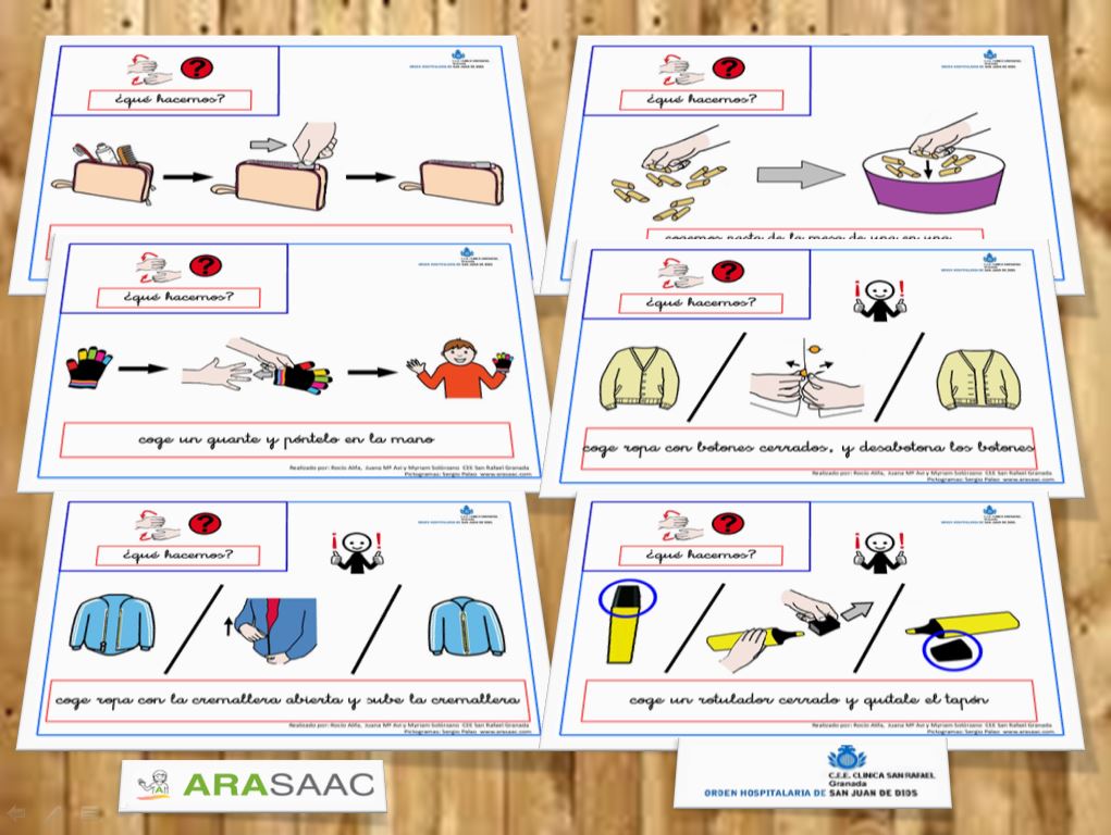 Material TEACCH - Actividades para trabajar la motricidad fina y la ...