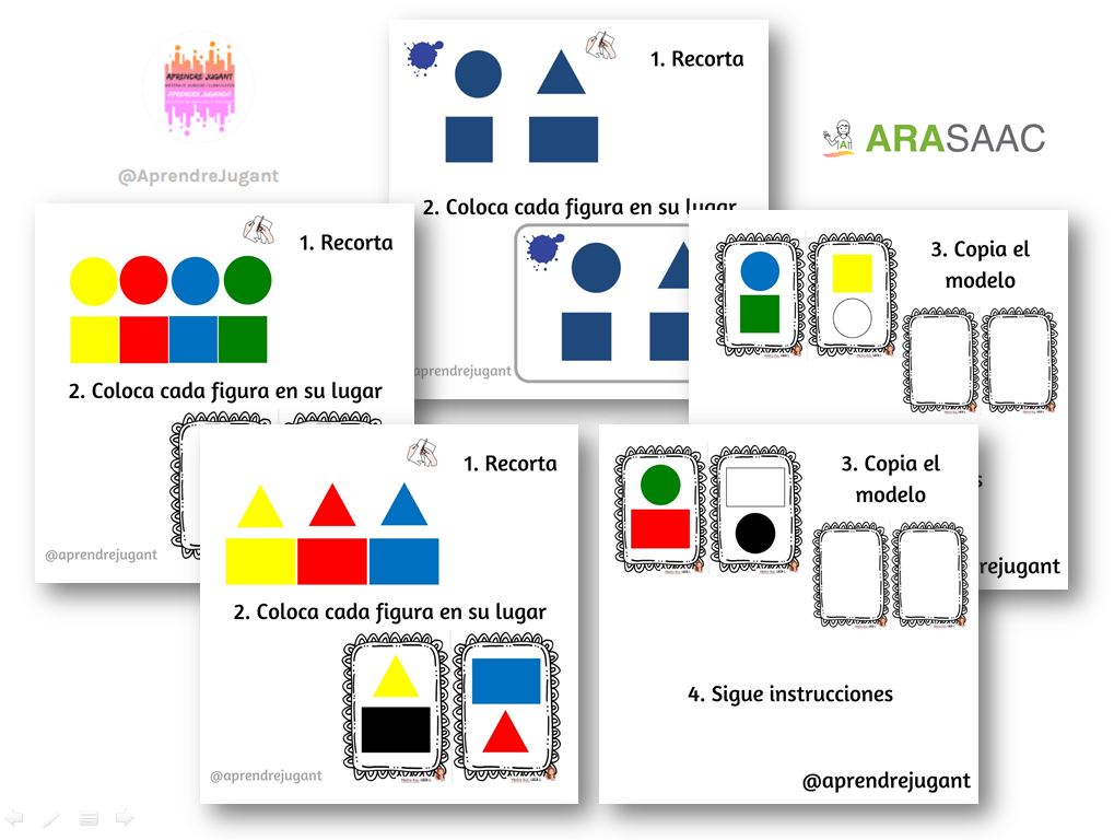 Material TEACCH - Los colores y las formas