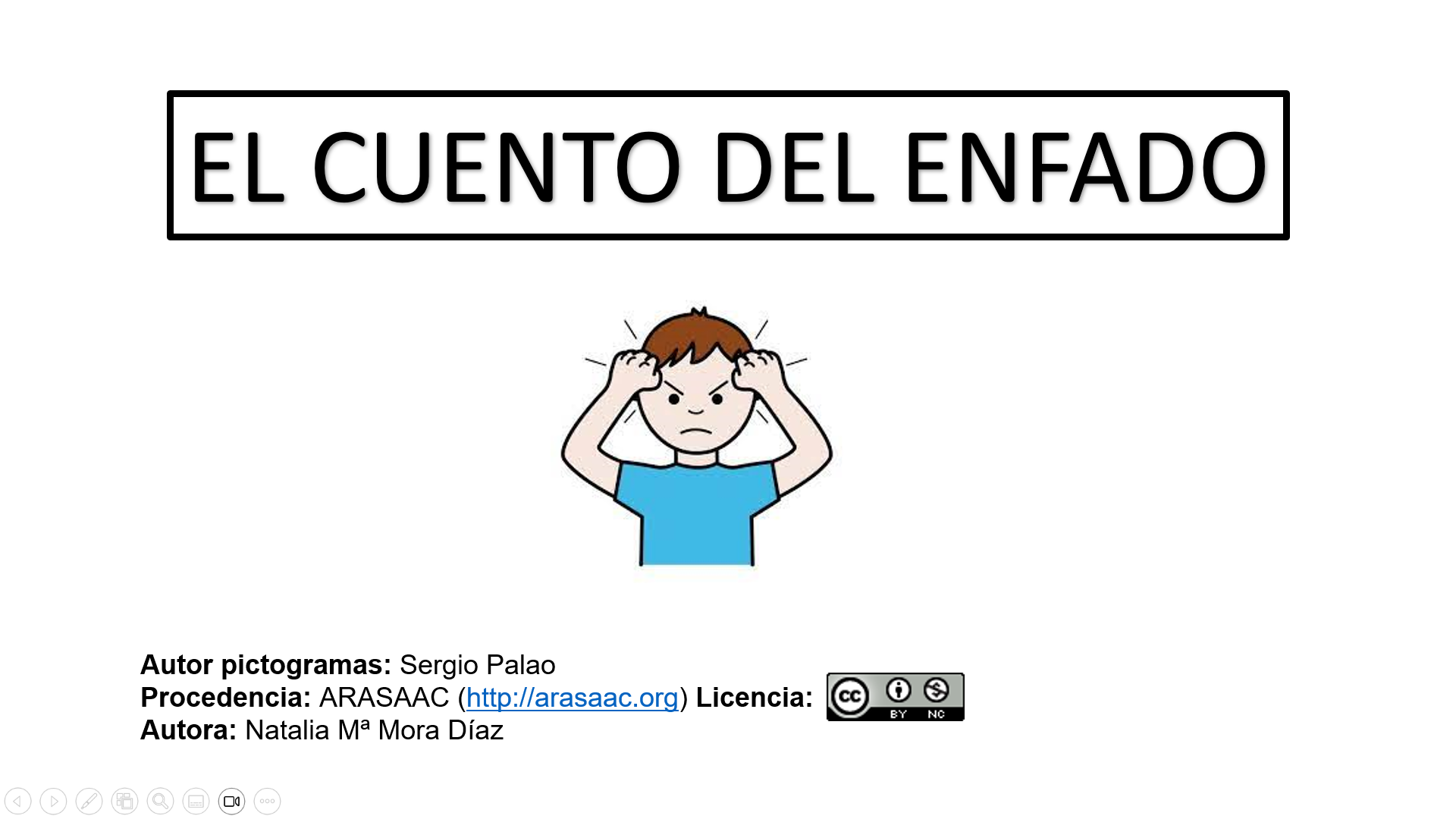 Cuento del enfado. | ARASAAC: Materiales CAA