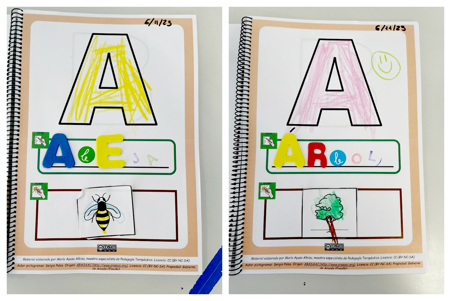 Cuaderno de escritura - Mi libro del abecedario