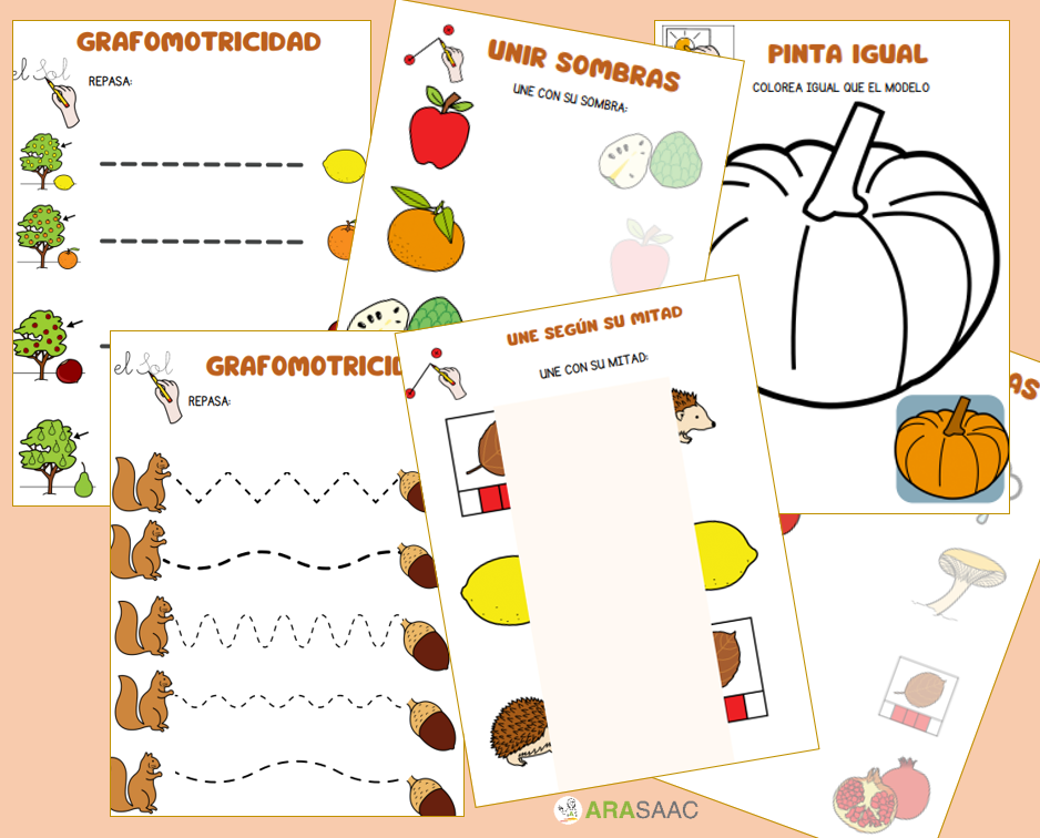 Cuaderno básico: OTOÑO - Pictofacile