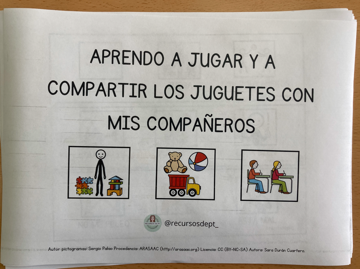 Aprendo a jugar con mis compañeros