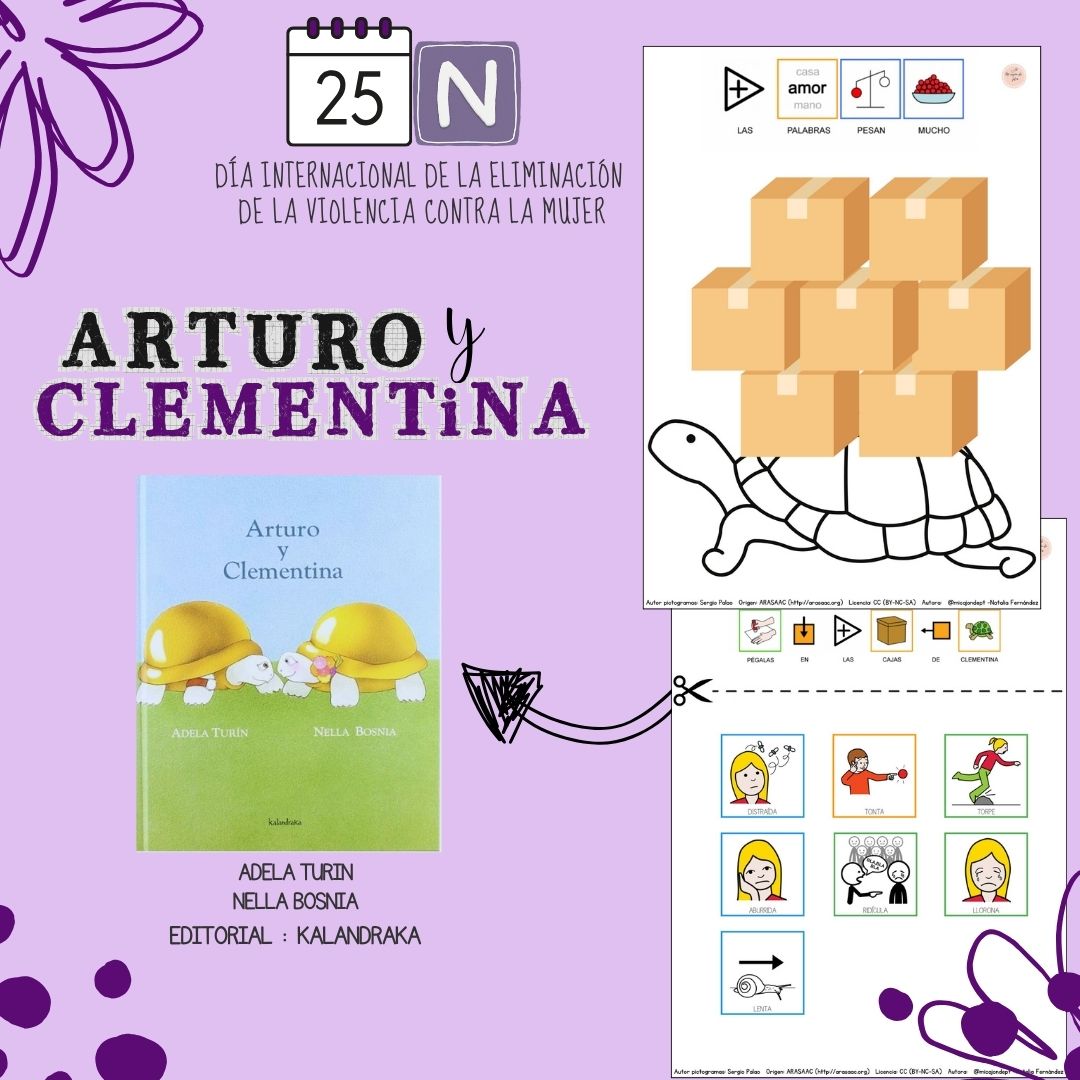 25N - Actividad para el cuento de Arturo y Clementina.