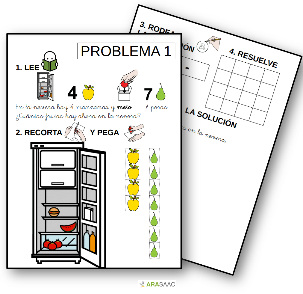 PROBLEMAS SENCILLOS CON RECORTABLES