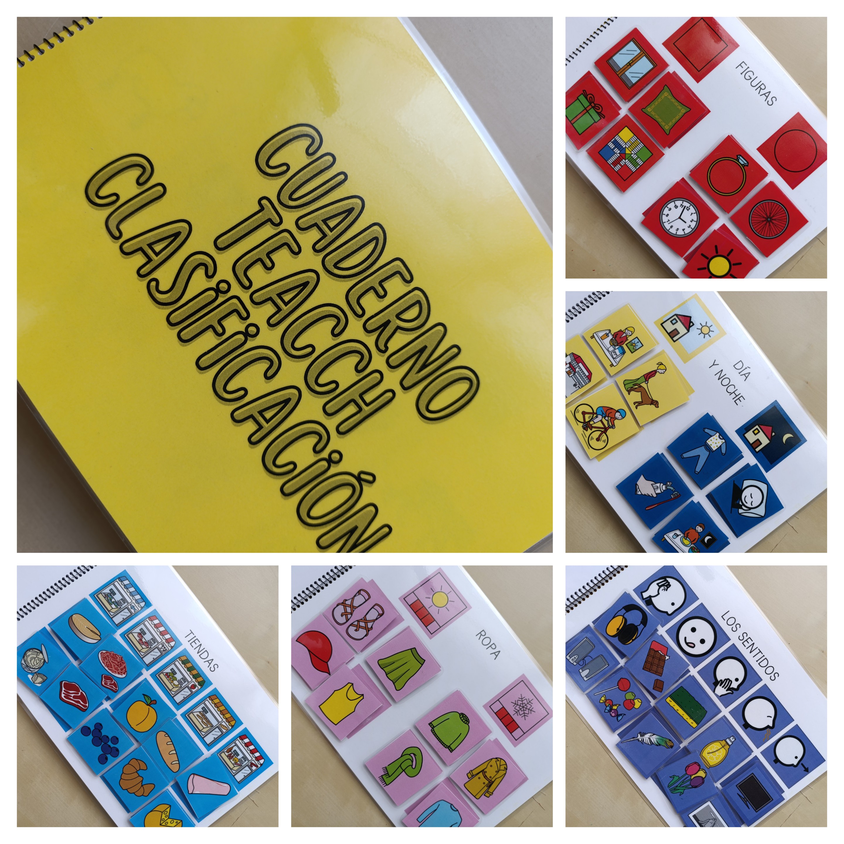 Cuaderno Teacch clasificación